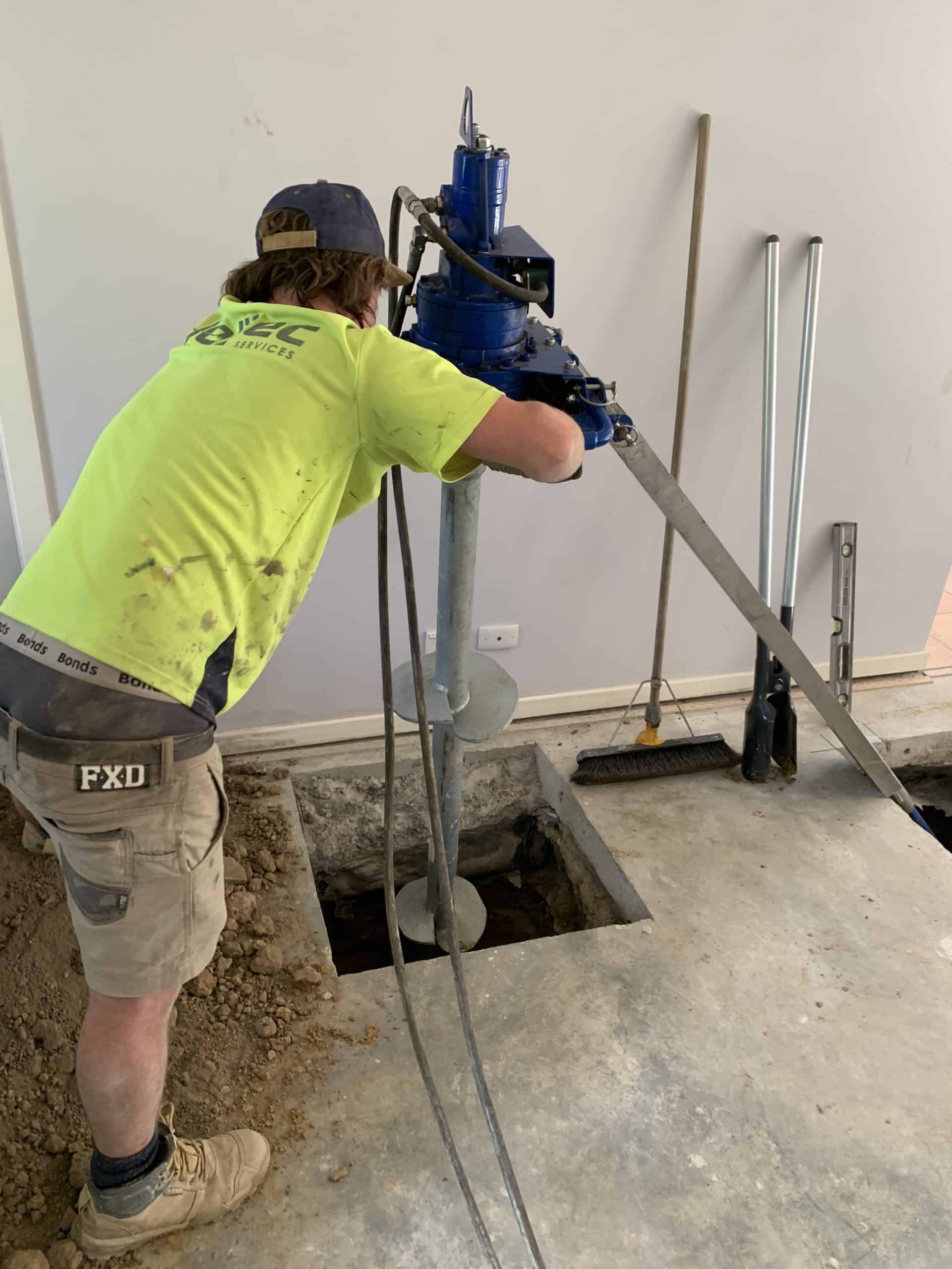 Dixie Micro Piles | Helitec Structural Services