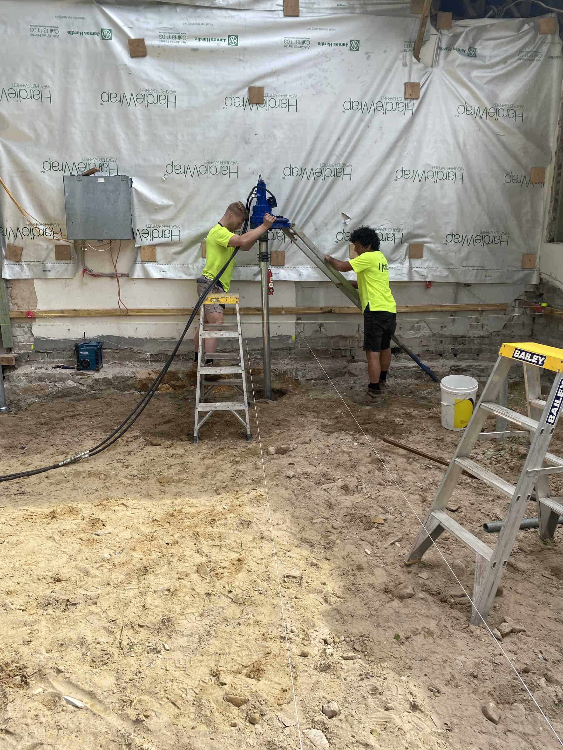 Underpinning - Dixie Micro Piles - Helitec