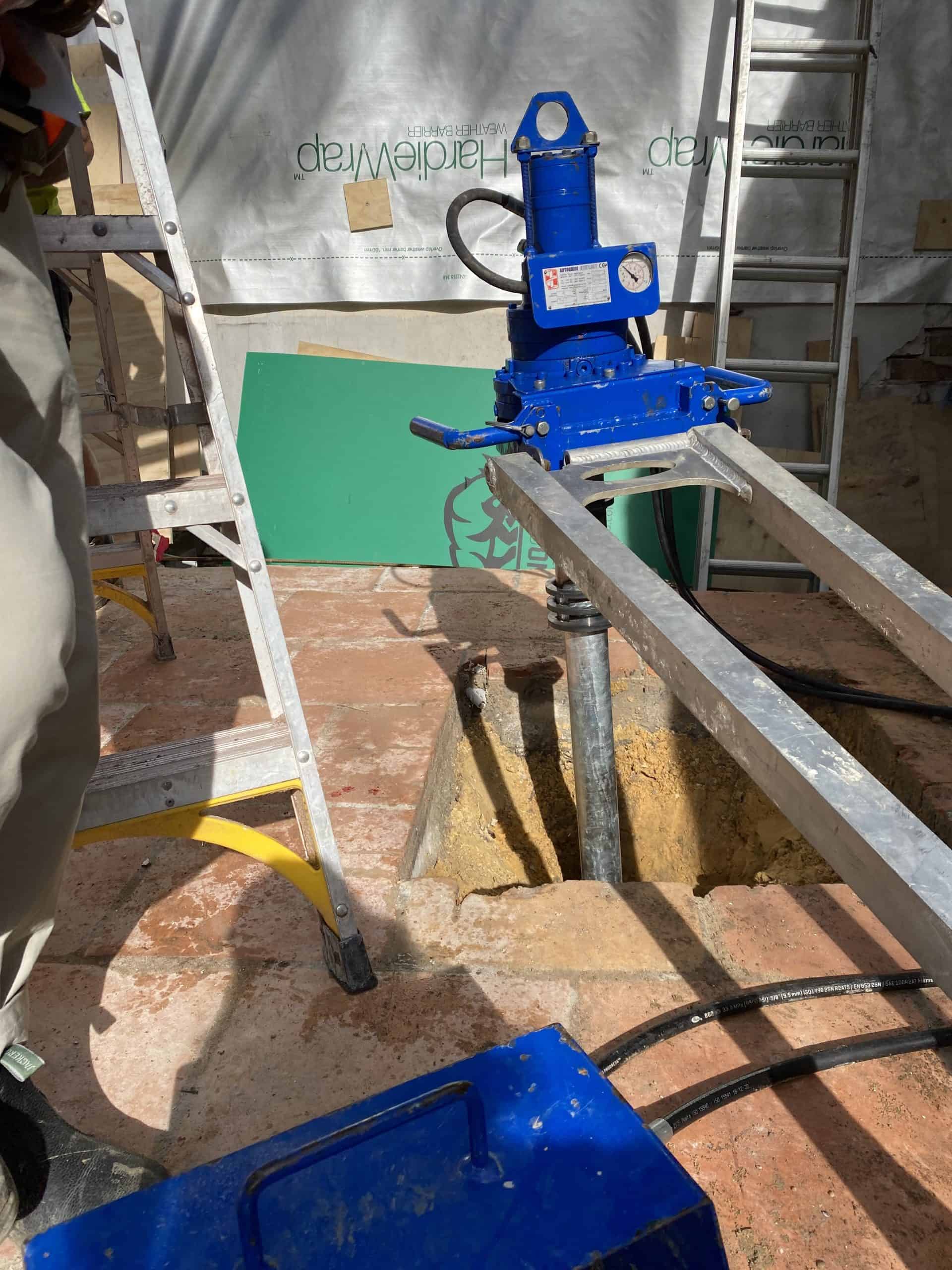 Underpinning - Dixie Micro Piles - Helitec