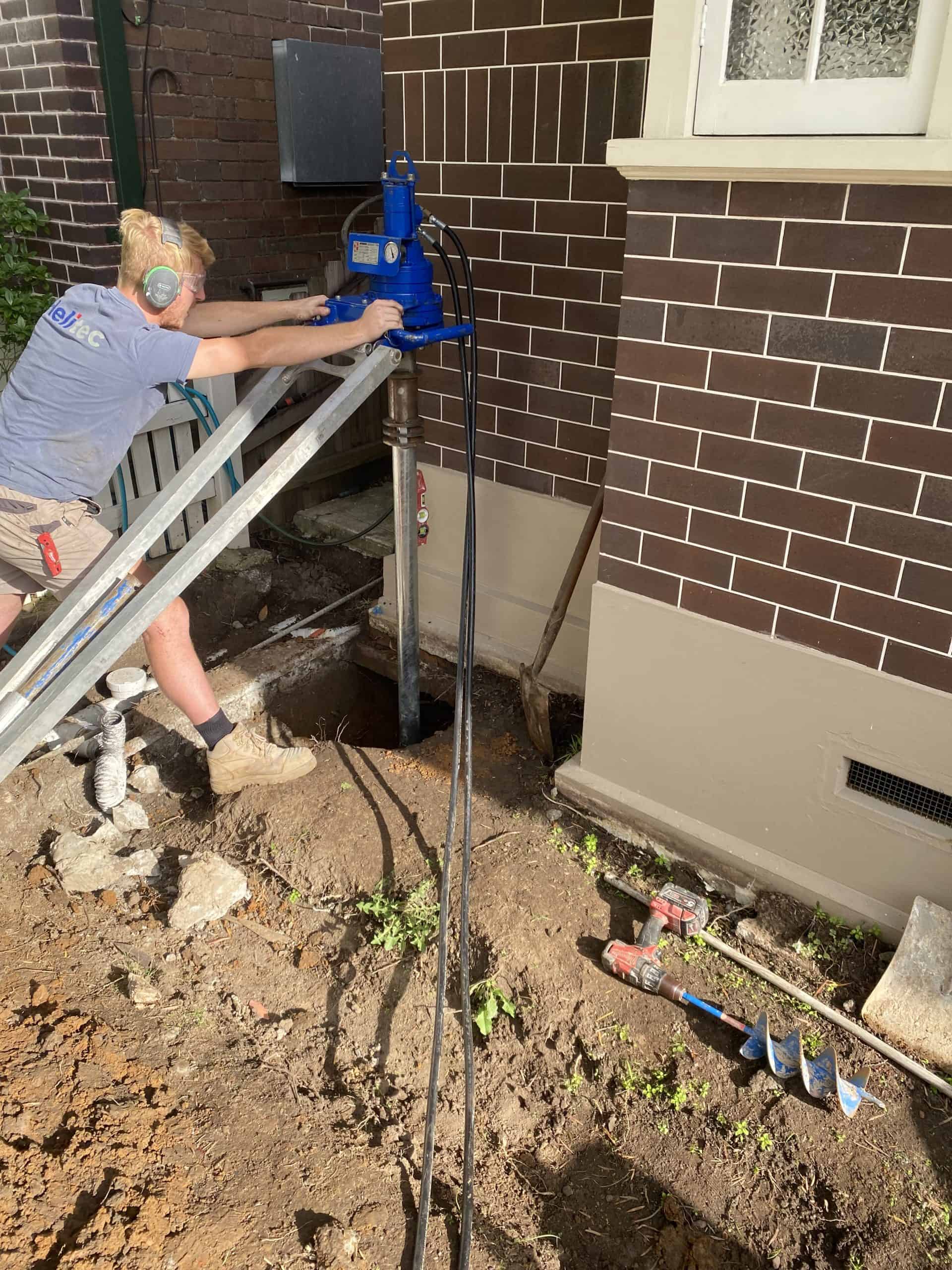 Underpinning Micro Piles | Helitec Structural Services