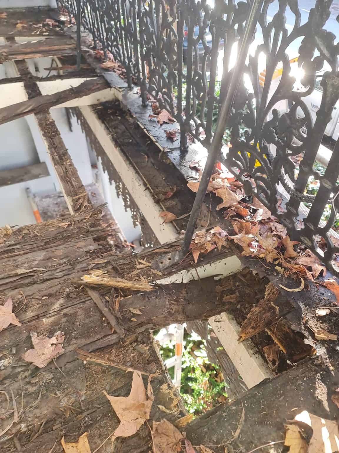 Victorian Terrace Balcony Repair - Helitec